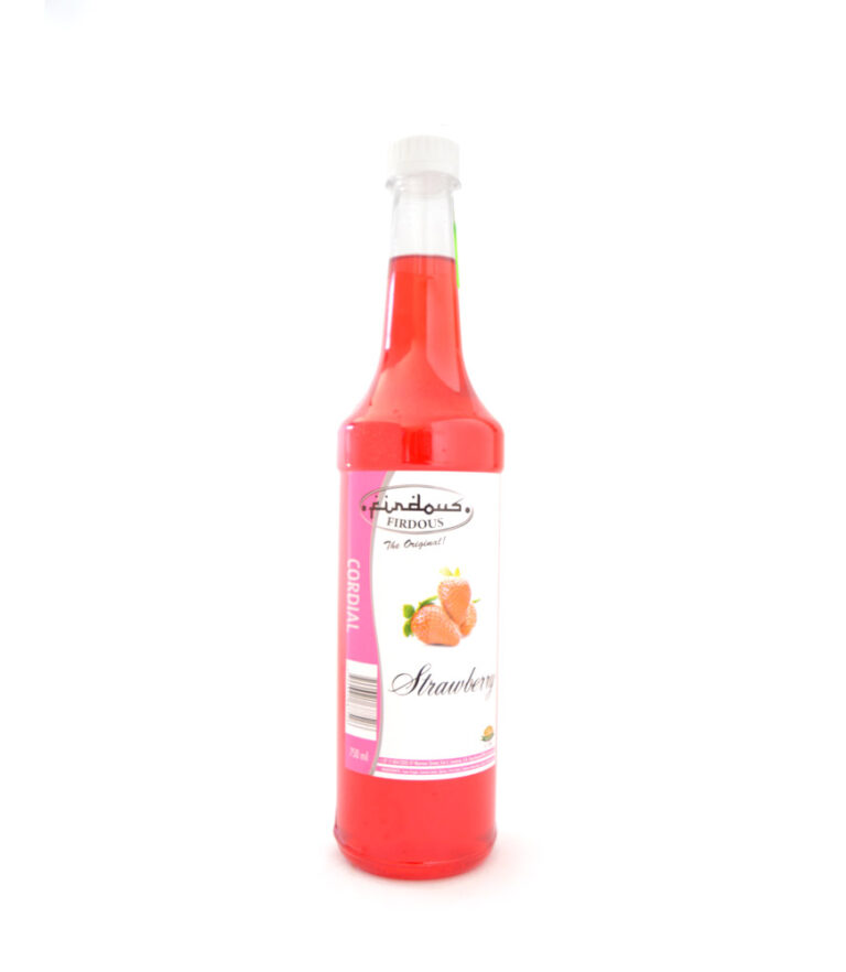 Firdaus Strawberry Cordial 750ml - Taahir Halaal Foods — Online Halaal ...